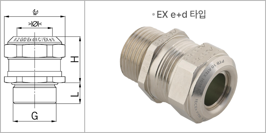 방폭 Ex 케이블 그랜드 - 위트솔루션즈